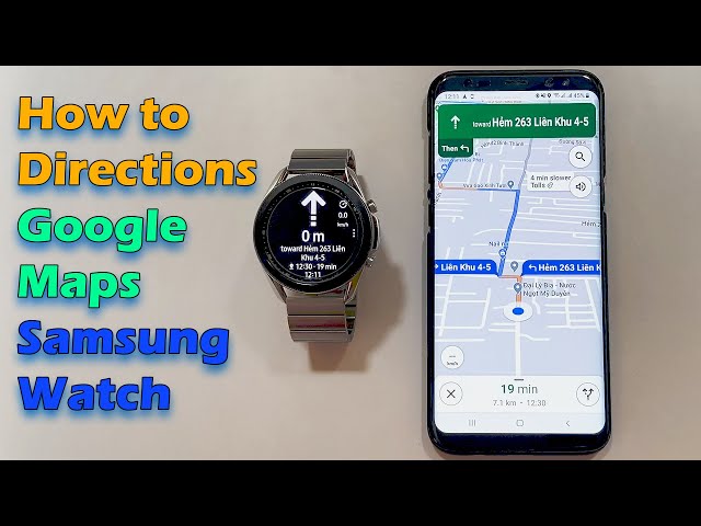 Google Maps On Galaxy Watch Every Features Explained 42 Off