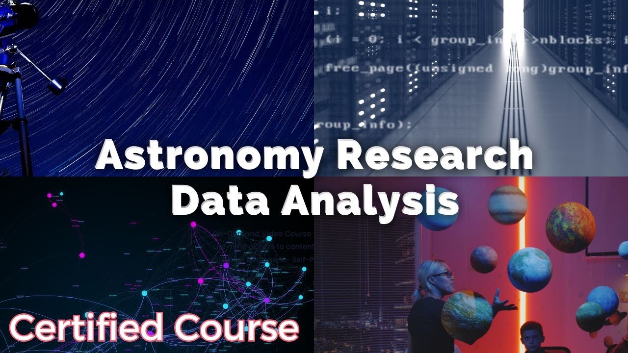 Astronomy Research Data Analysis Introduction To The Program Youtube