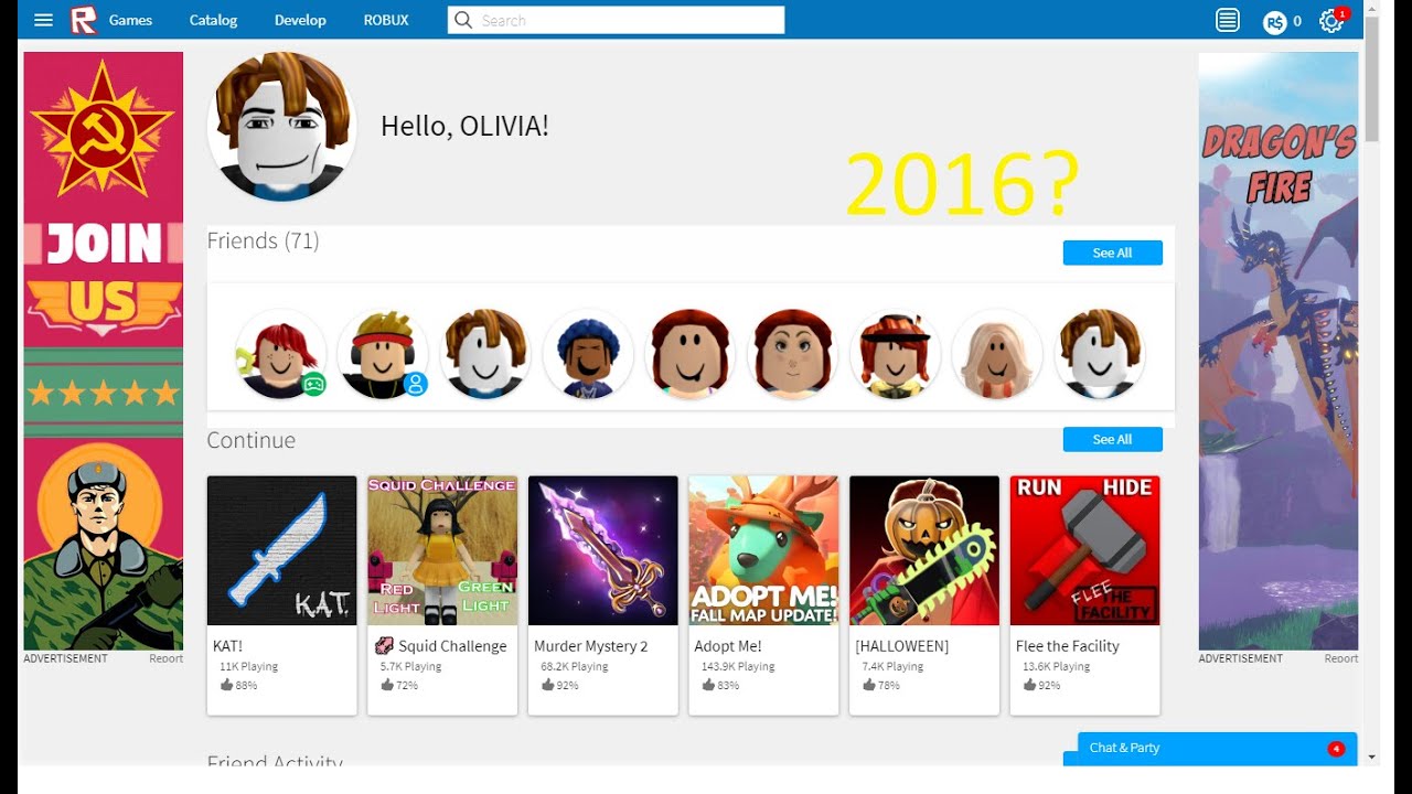 Roblox Home Screen Update Poolwolf