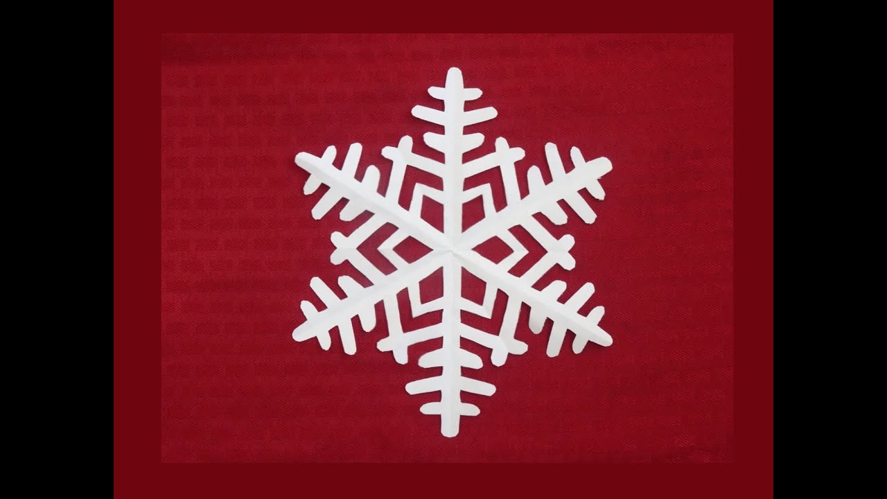 Folding Snowflake Templates