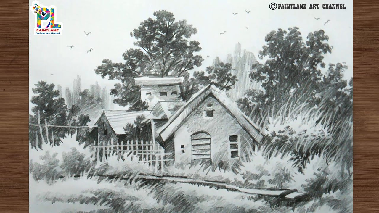 Pencil Shading House