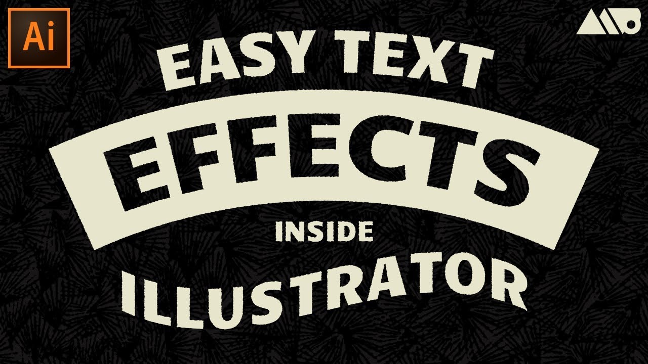 Illustrator Tutorial Basic Text Effects Cool Custom Grafitti