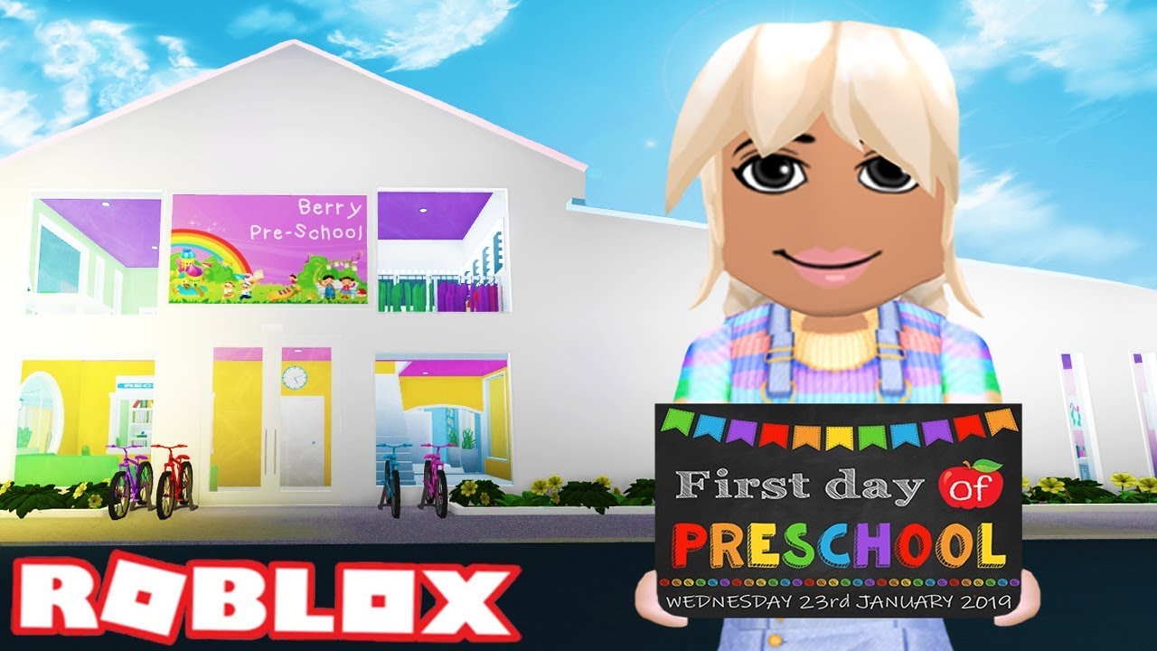 Poppy S First Day At Preschool Bloxburg Roleplay Roblox Youtube