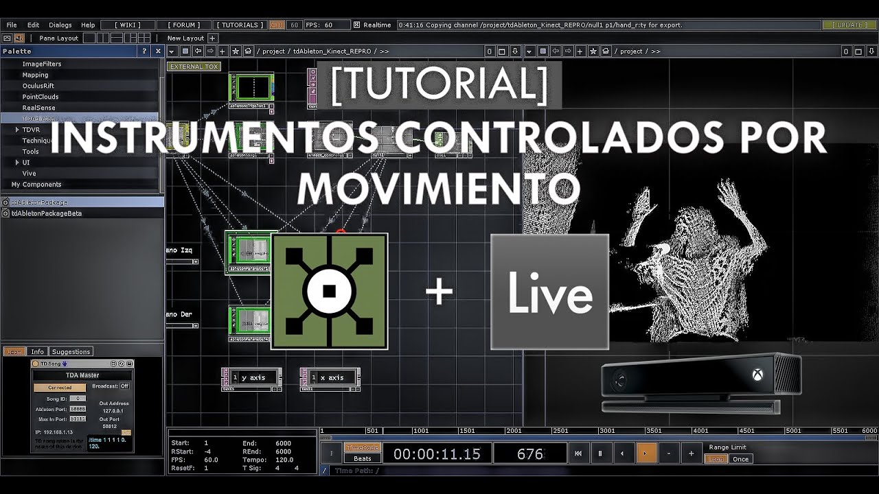 Tutorial Instrumentos Controlados Por Movimiento Touchdesigner