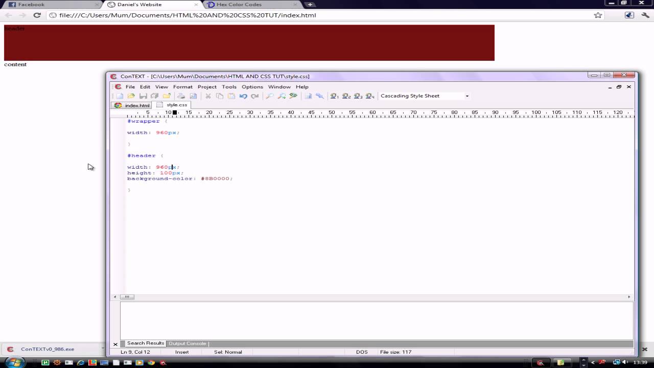 Html And Css Basic Coding Part 2 Youtube