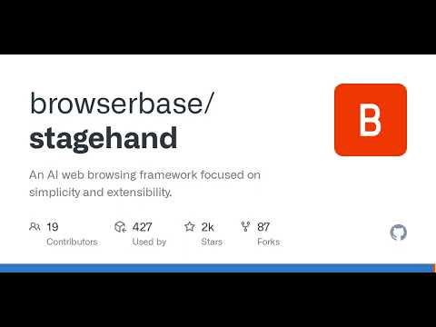 Github Browserbase Stagehand An Ai Web Browsing Framework Focused On