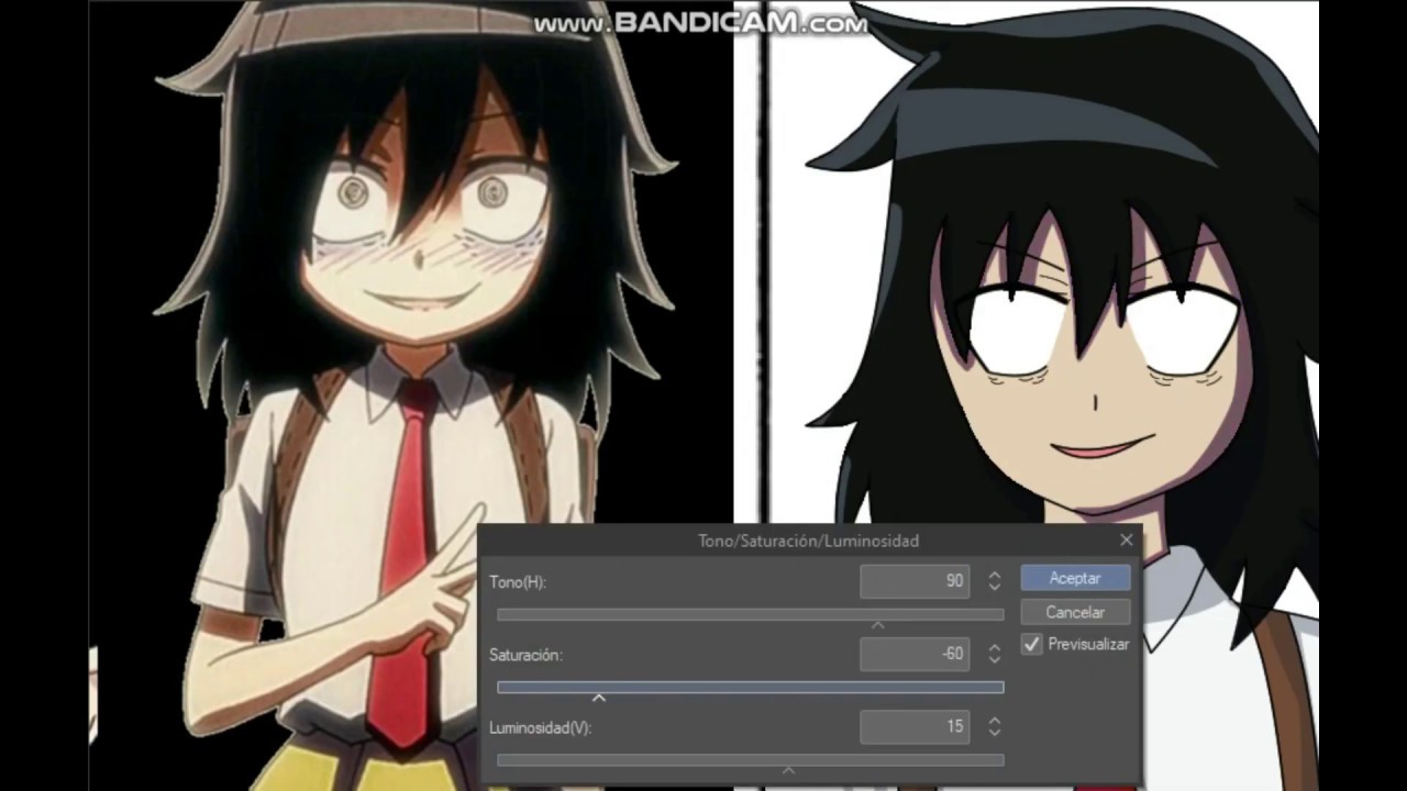 Speedpaint Tomoko Kuroki Watamote Sixfanartschallenge Youtube