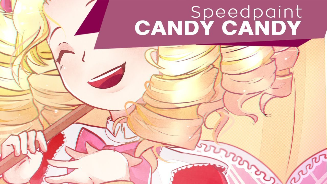 Candy Candy Speedpaint Youtube