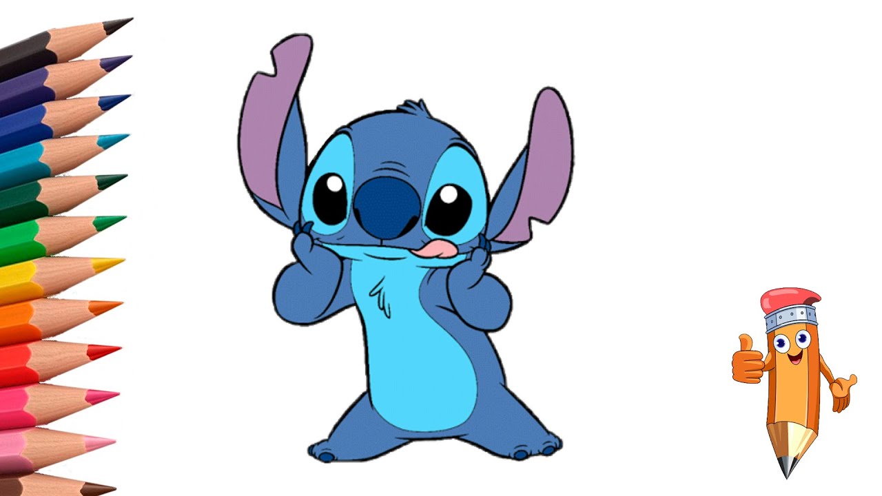 How To Draw Stitch Lilo Youtube