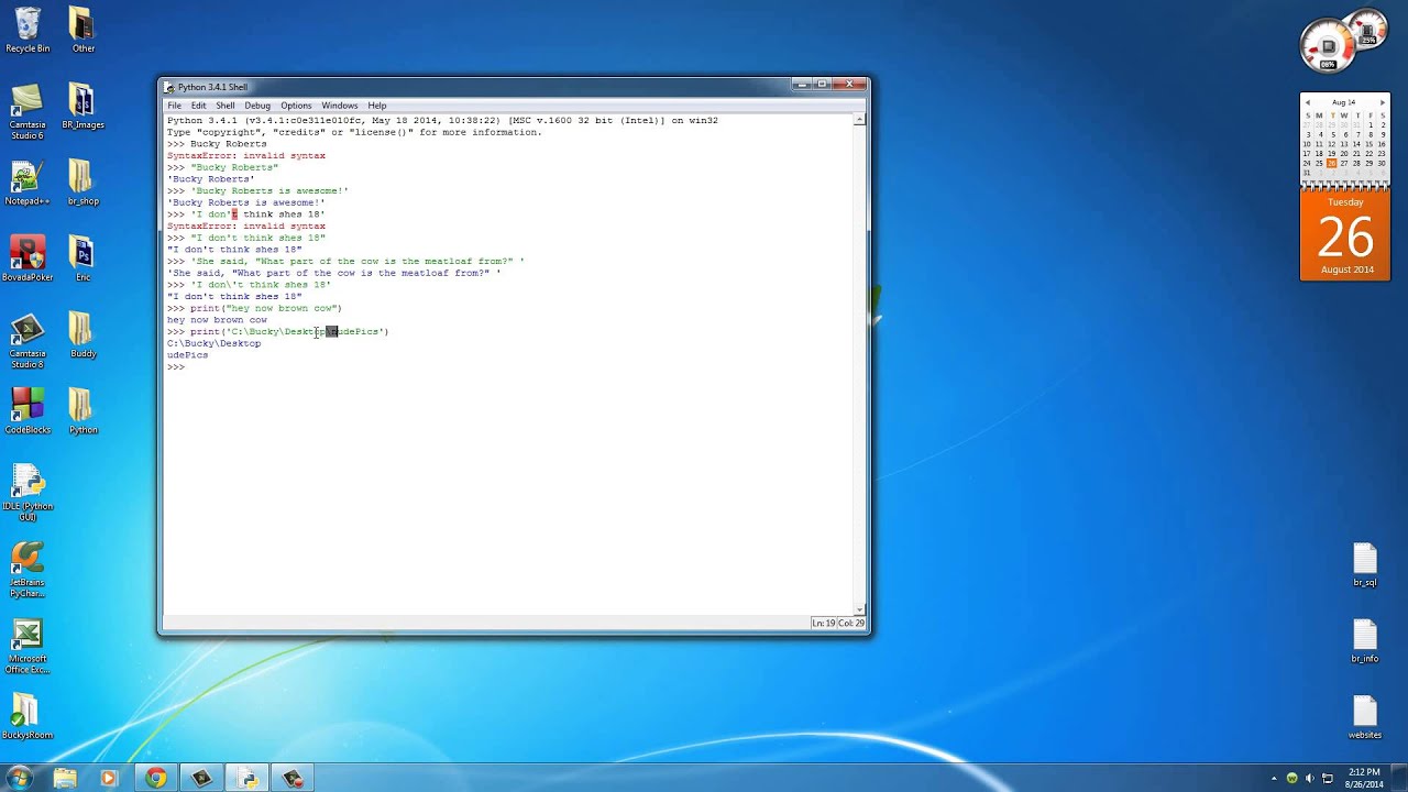 Python Programming Tutorial 3 Strings Youtube