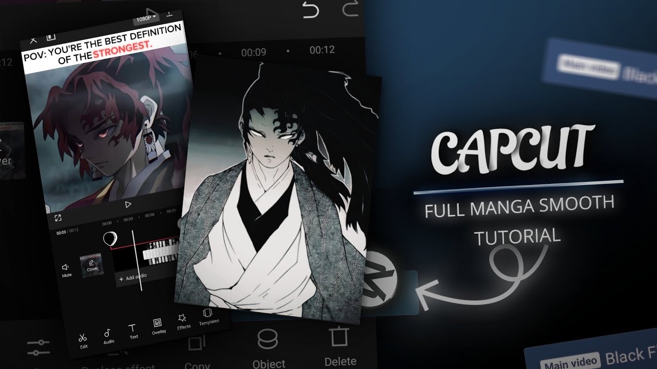 Full Manga Edit Tutorial On Capcut Capcut Tutorial Youtube