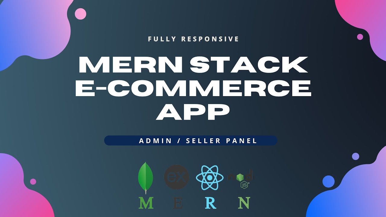 Full Stack E Commerce App Mern Stack Admin Seller Panel Youtube