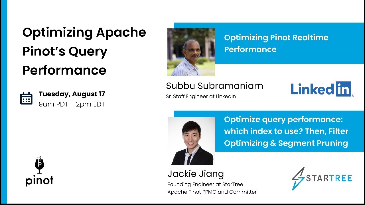 Optimizing Apache Pinot S Query Performance Youtube