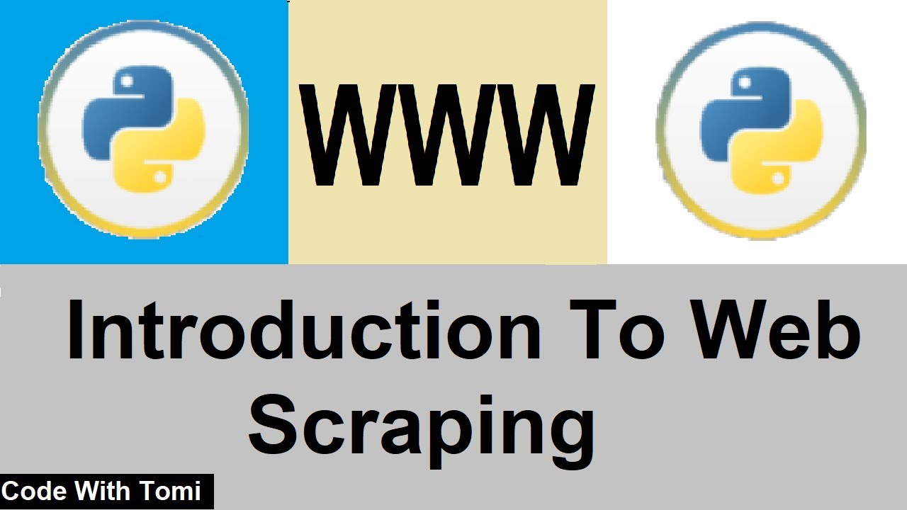 Introduction To Web Scraping With Python Youtube