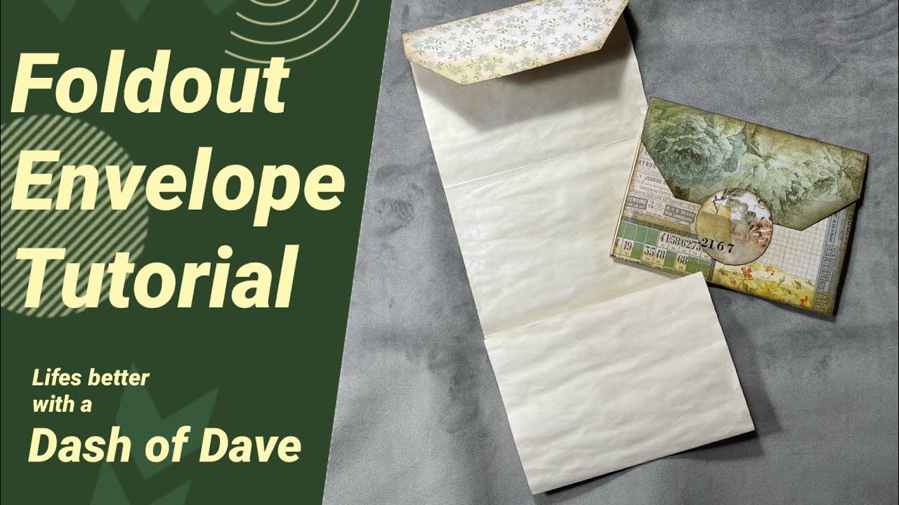 Foldout Envelope Tutorial Youtube