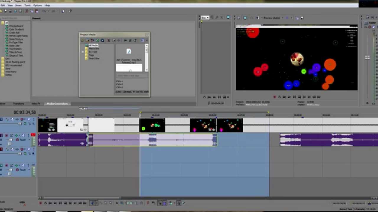 Sony Vegas Pro Basic Editing Rendering Tutorial Youtube