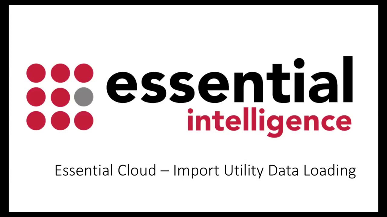 Essential Cloud Import Utility Import Data Youtube