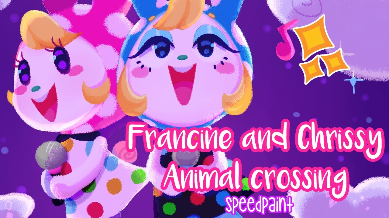 Francine Y Chrissy Animal Crossing рџќѓ Speedpaint Youtube