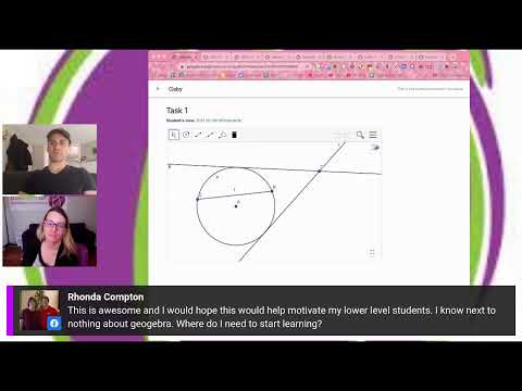 Geogebra Classroom Students Make Constructions Teacher Tech With