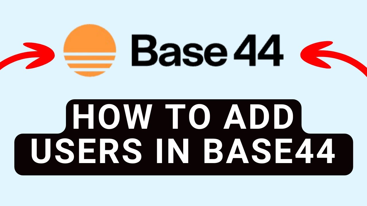 How To Add Users In Base44 Full Guide Youtube