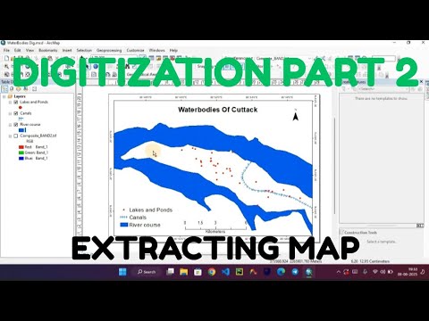 Digitization Part 2 Extracting Map And Layout View Tutorial Ug Pg