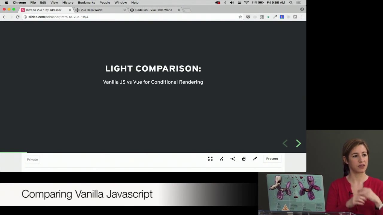 Comparing Vanilla Javascript Introduction To Vue Js Youtube