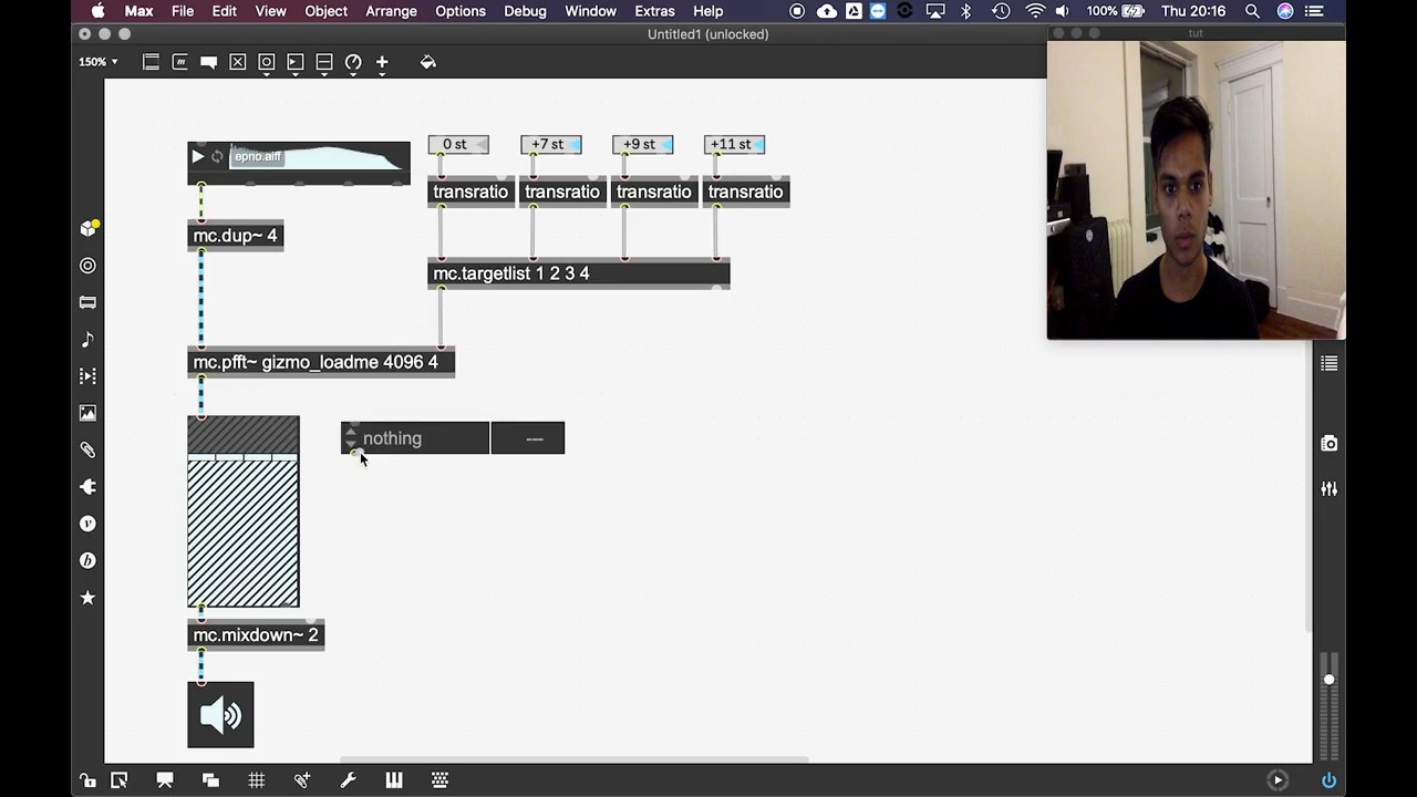 4 Part Harmonizer Max Msp Tutorial Using Mc Youtube