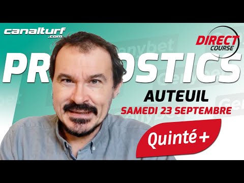 Pronostic Vidéo Du Quinte Prix Violon Ii Du Samedi 23 Septembre 2023