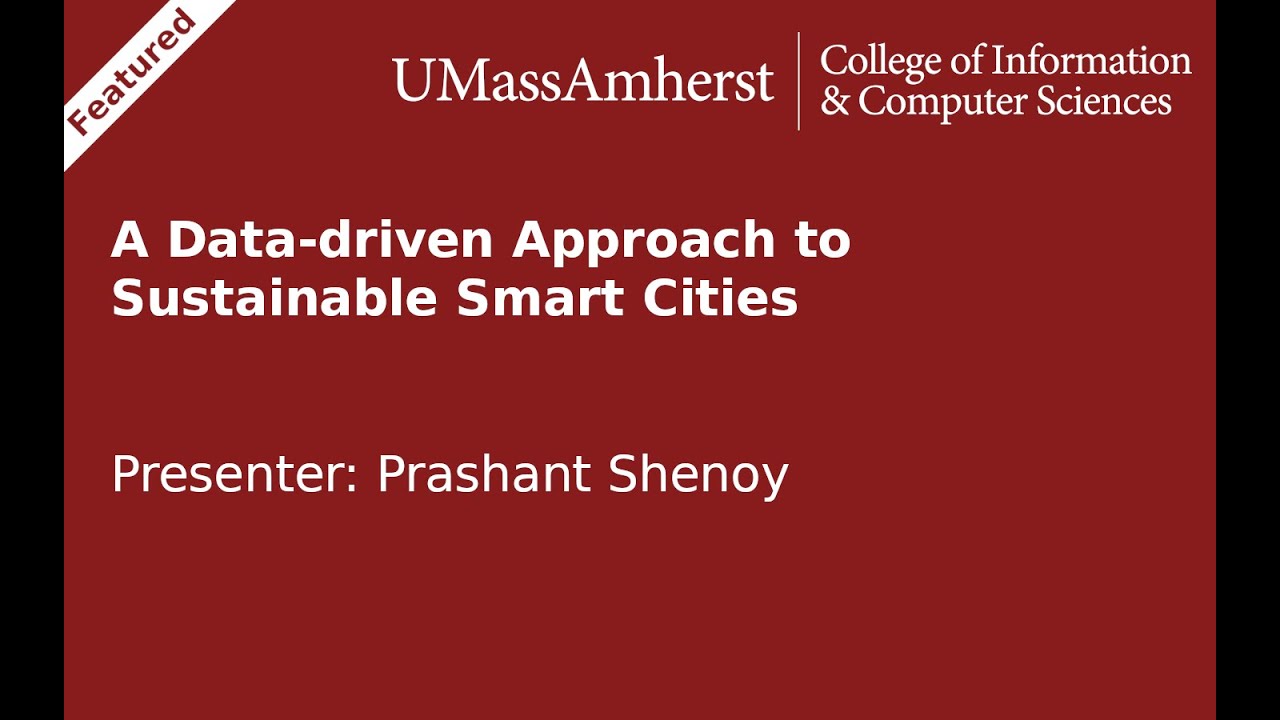 A Data Driven Approach To Sustainable Smart Cities Youtube
