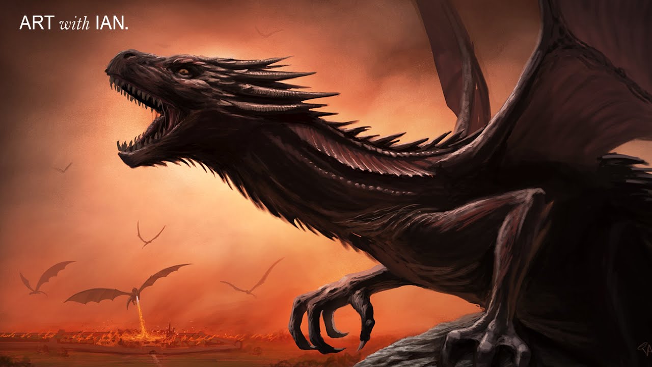 Dragon Time Lapse Painting Youtube