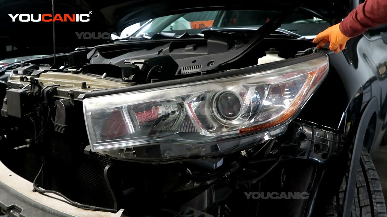 2014 2018 Toyota Highlander Headlight Assembly Removal Youtube