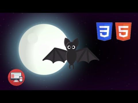 Bat Animation With Html Css Css Animation Youtube