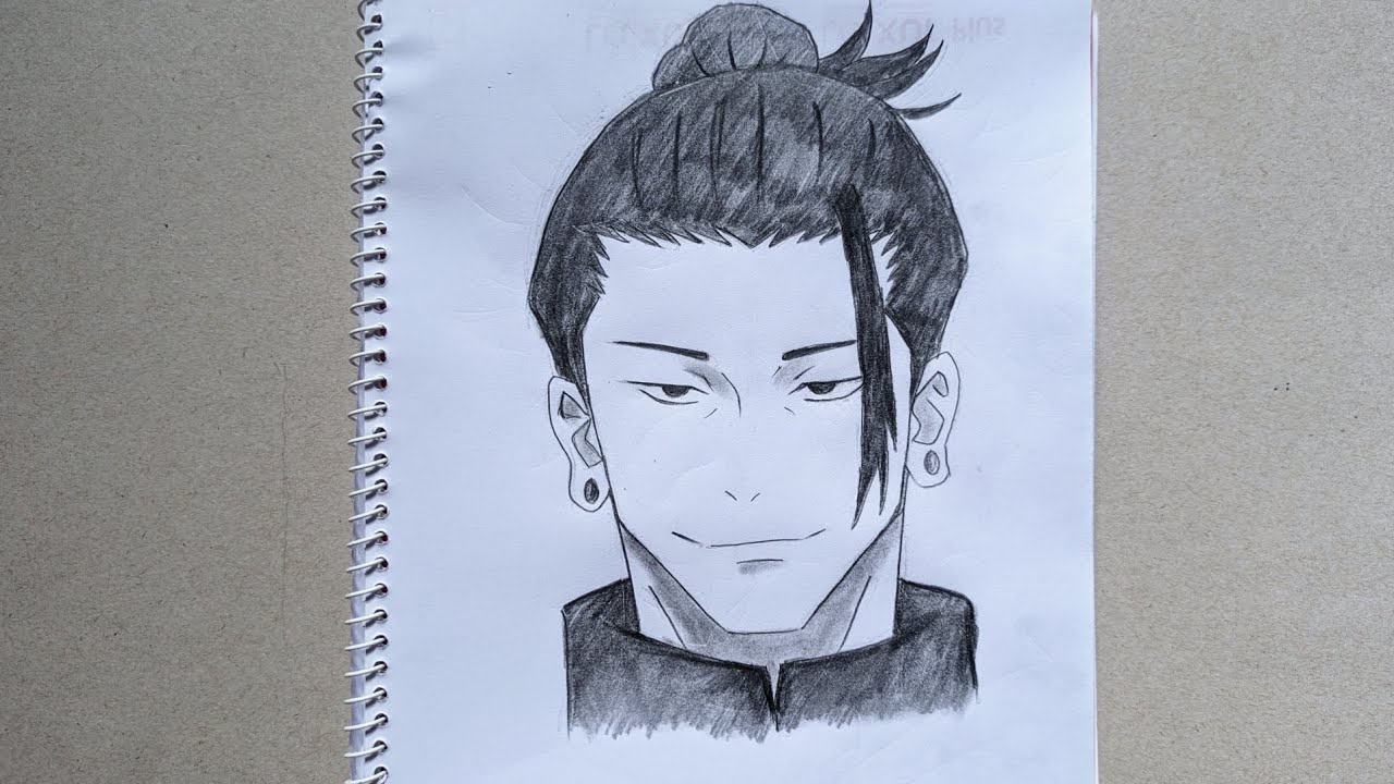How To Draw Geto Suguru Step By Step Jujutsu Kaisen Sketch Easy Anime ...