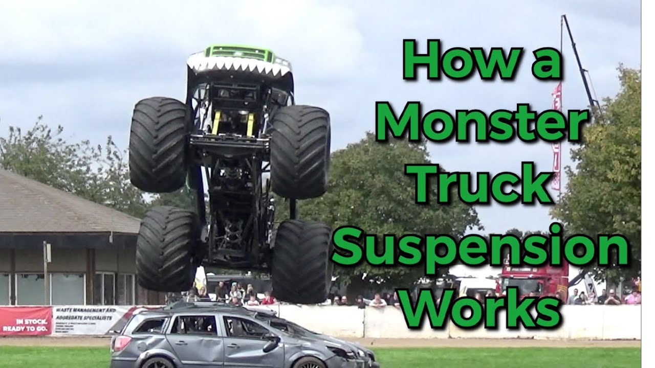 How A Monster Truck Suspension Works Youtube