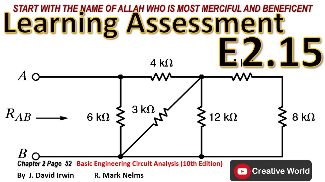 Chapter 2 Learning Assessment E 2 15 Solution Linear Circuit Analysis
