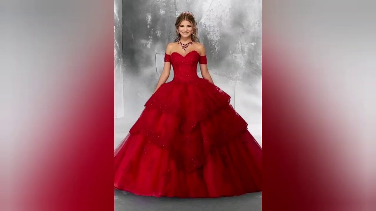 Los Mejores Vestidos De Xv Aг Os Color Rojo Para 2020 в ґпёџ Youtube