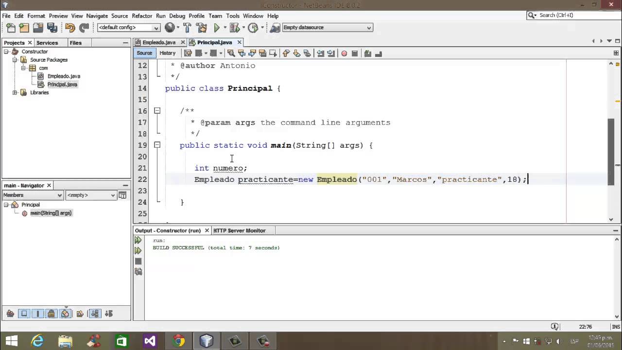 Tutorial Java Netbeans 13 Desarrollo De Una Clase Constructores