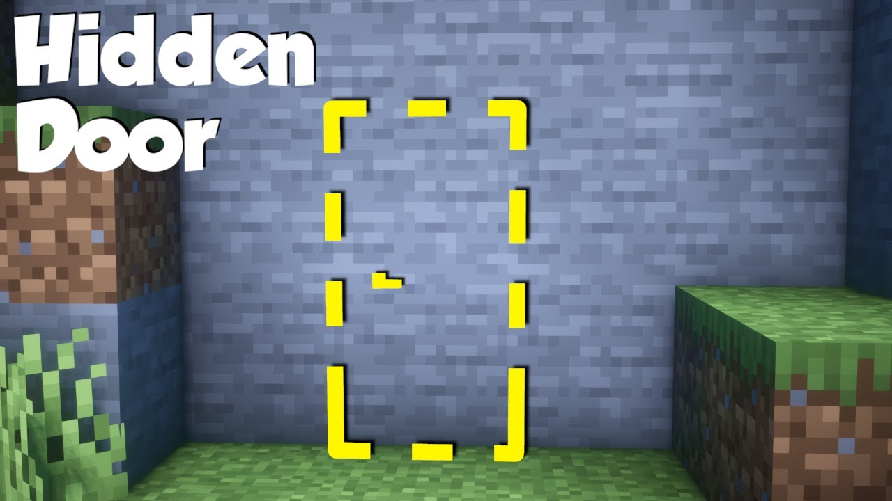 Minecraft Hidden Piston Door How To Create A Hidden Piston Door In