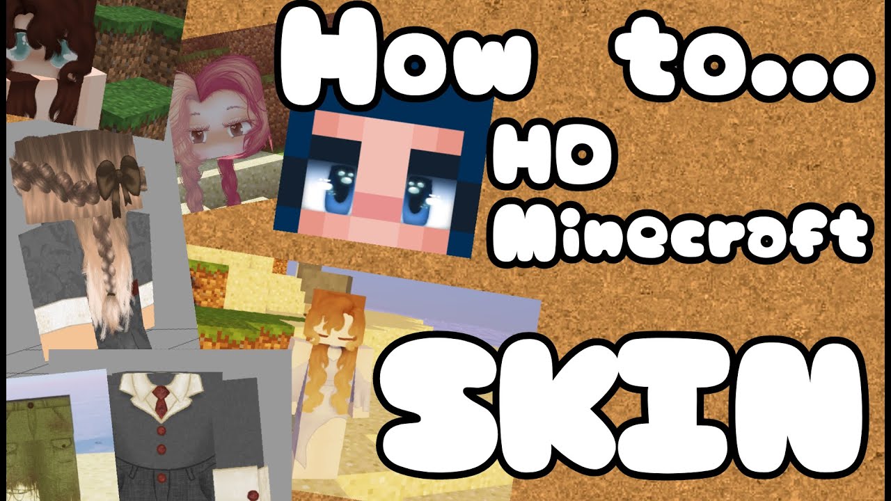 Hd Minecraft Skin Tutorial Hd Eyes Hd Clothes And Hd Hair Youtube