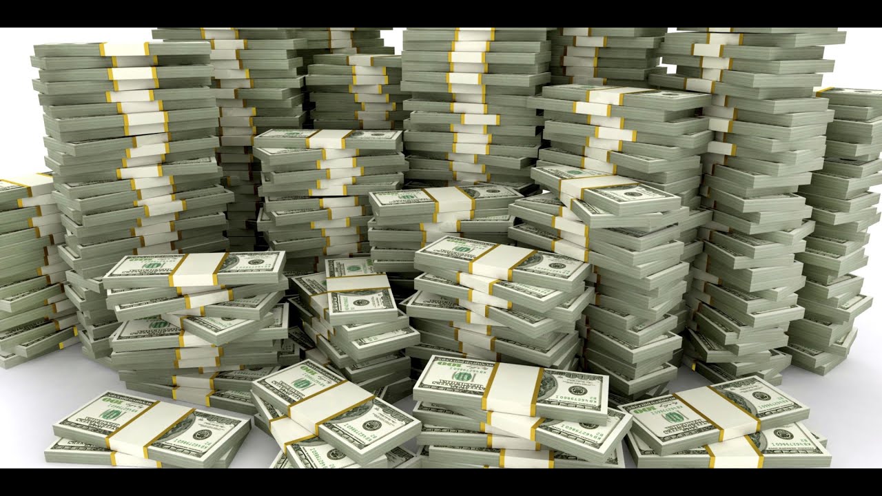 How Much Is 1 Billion Dollars Stacked By 1 Dollar Bank Note Youtube