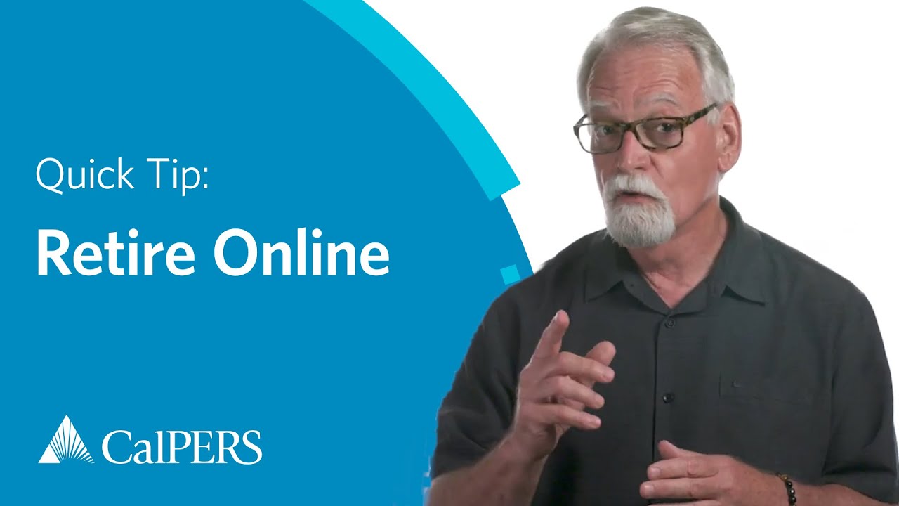 Calpers Quick Tip Retire Online Youtube