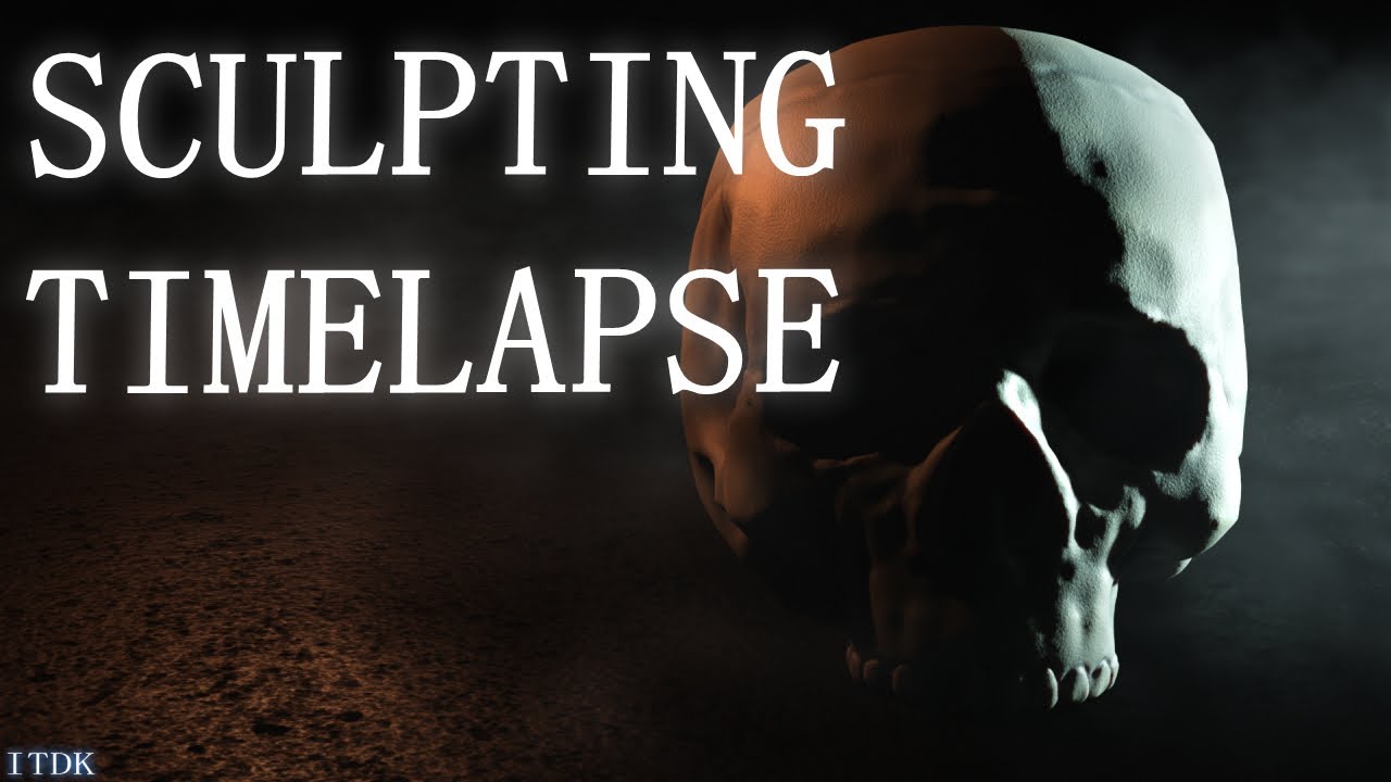 Skull Sculpting Timelapse Youtube