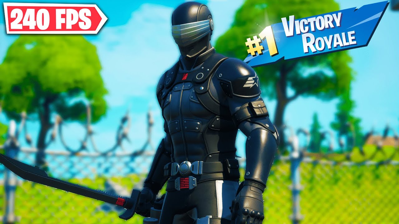New Snake Eyes Skin Gameplay Solo Win Gameplay Fortnite Season 5