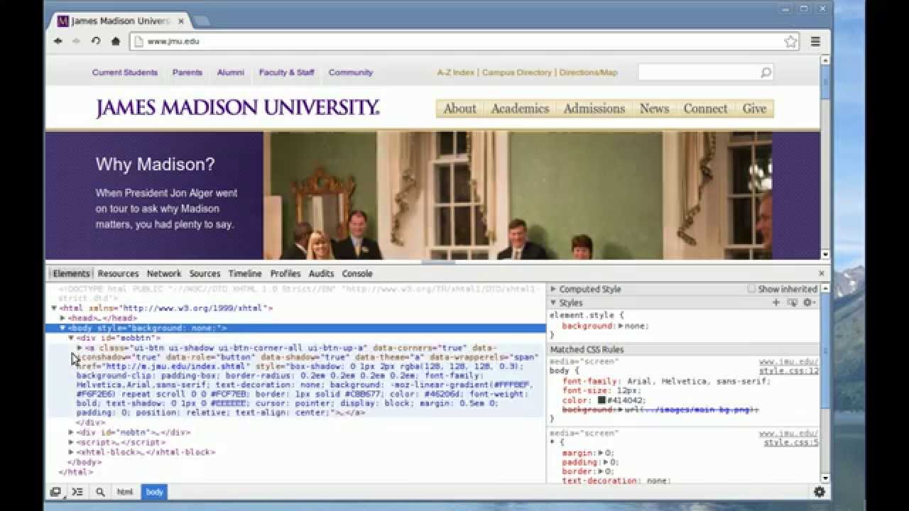 Jmu Cs 101 World Wide Web Youtube