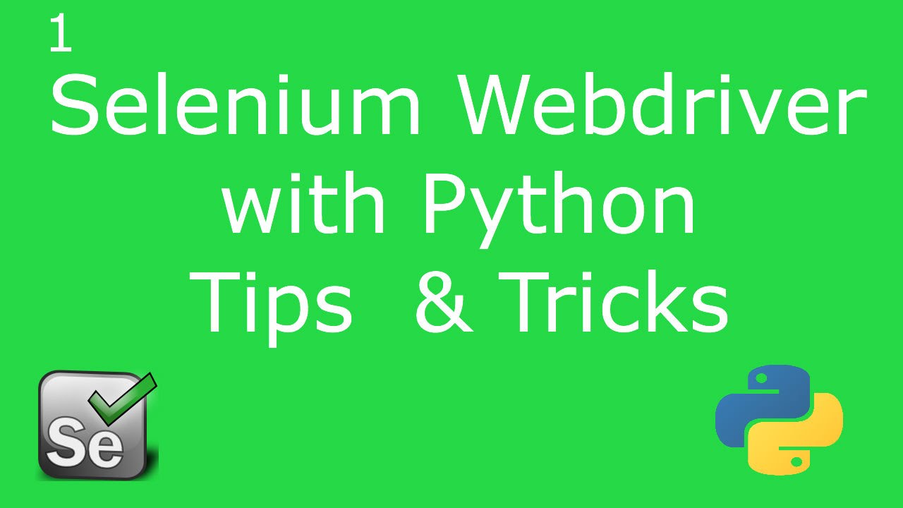 1 Selenium Webdriver With Python Generating An Html Tests Report