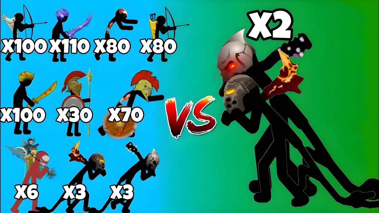 All Unit S Stick Figures Vs Final Boss Giant Leader Stick War