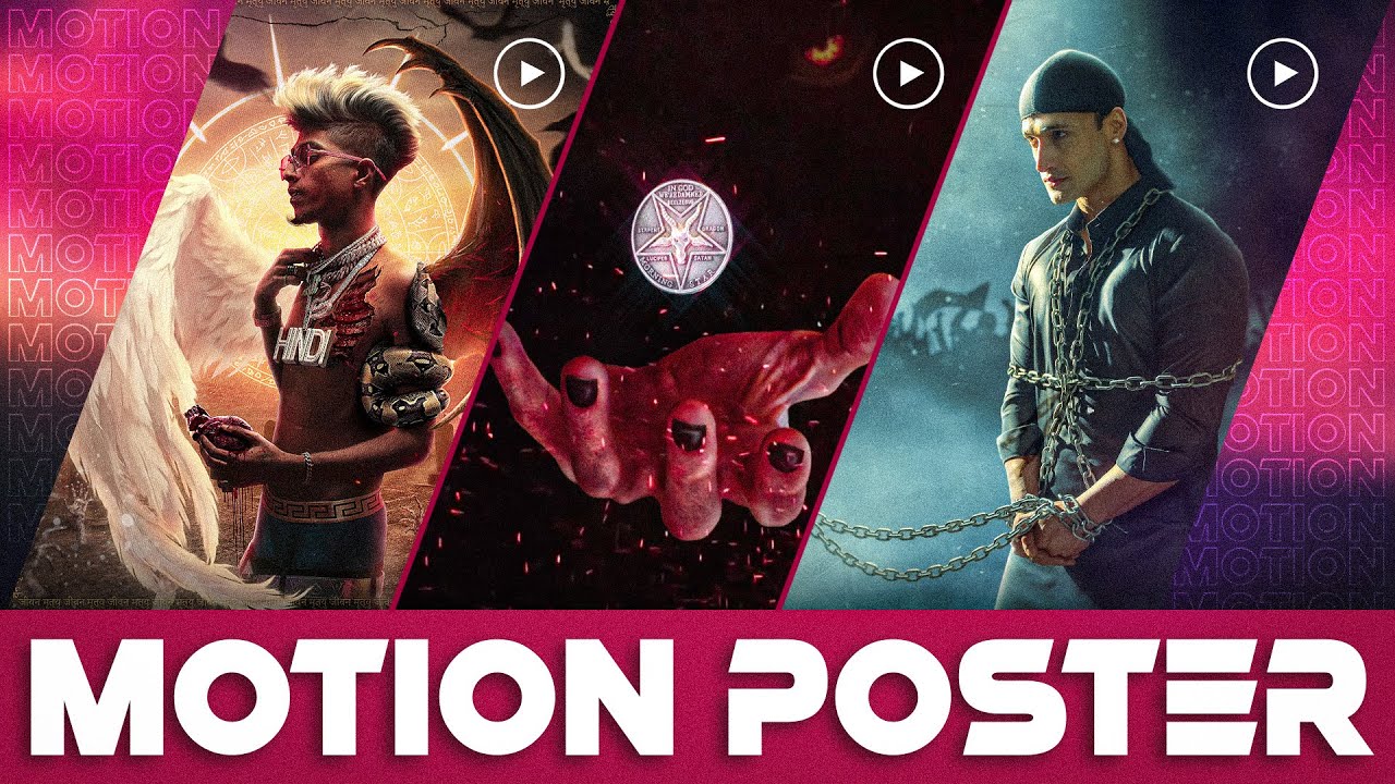Motion Poster How To Create Motion Poster Youtube