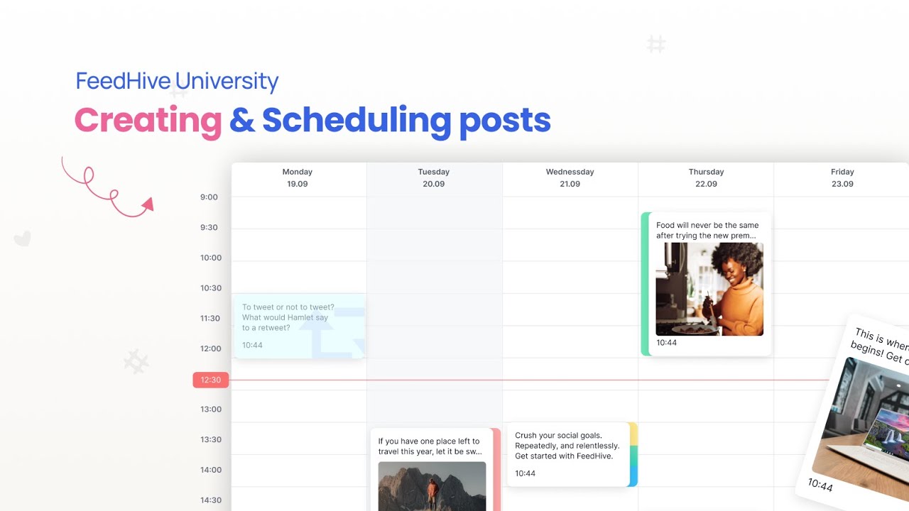 Creating Scheduling Posts Youtube