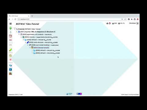 Refinement Using Refmac In Ccp4cloud Youtube