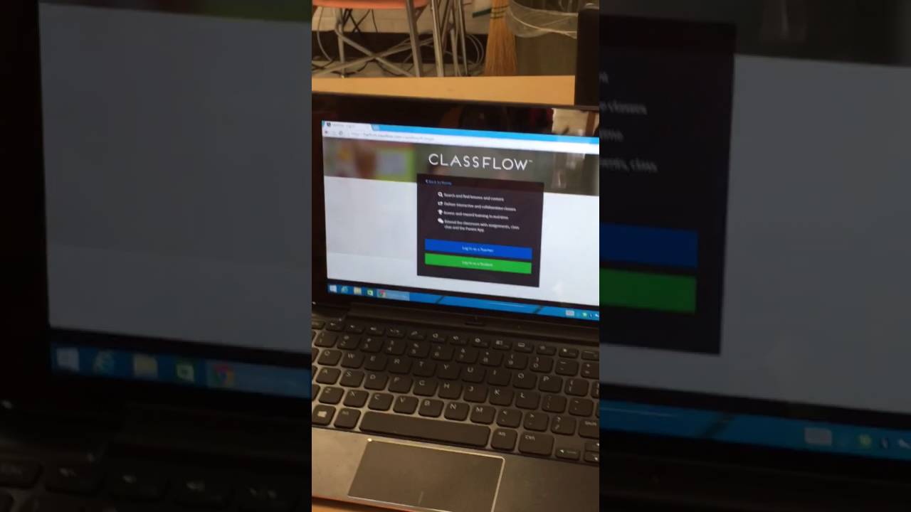 Classflow Student Log In Process Youtube